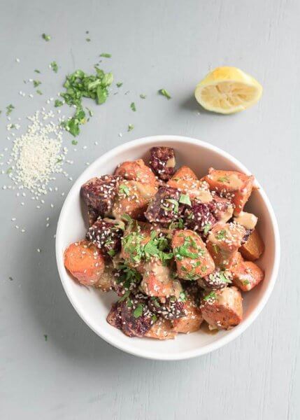 Crispy Baked Lima Beans with Garlic | The In Fine Balance Food Blog