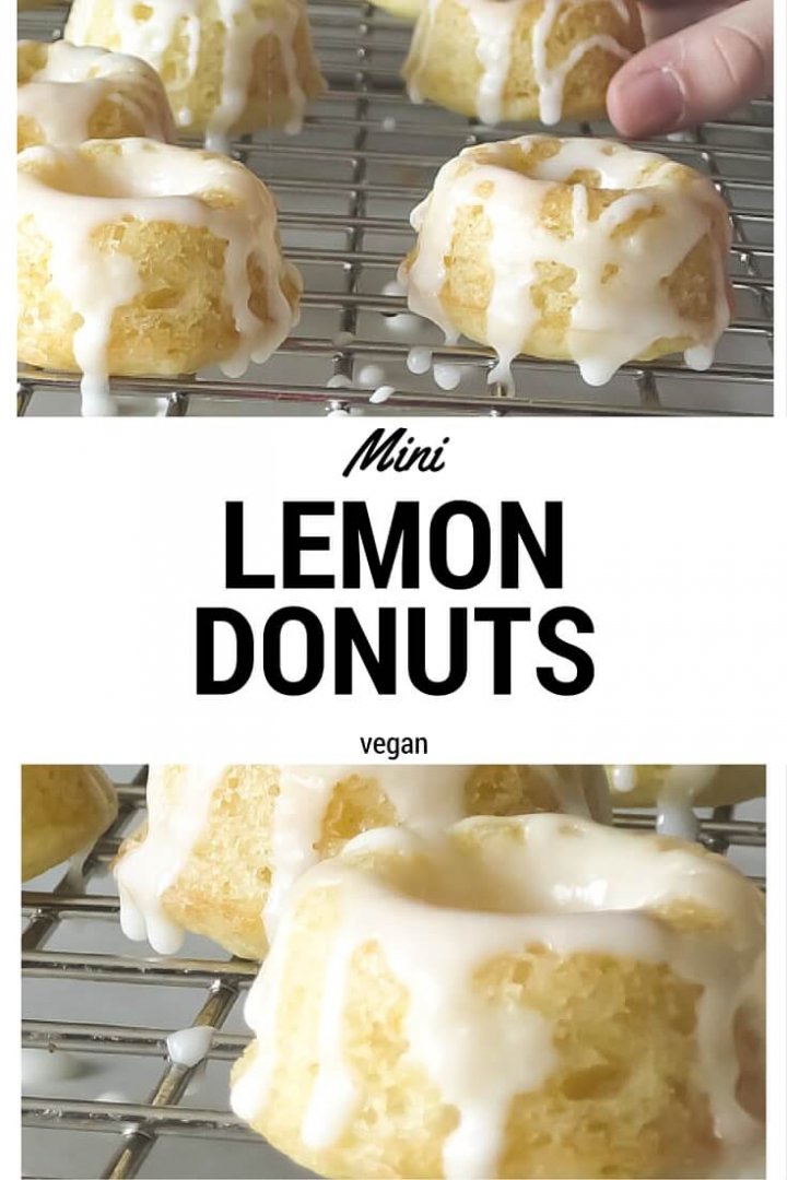 Baked Lemon Donuts with Lemon Glaze | The In Fine Balance Food Blog