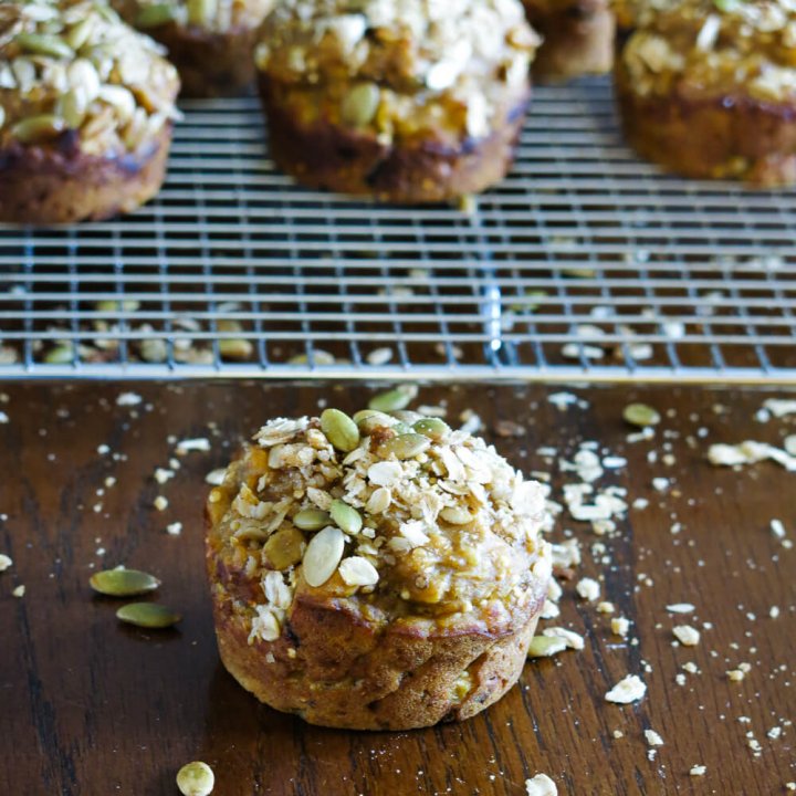 Sugar and Spice Pumpkin Butter Muffins | The In Fine Balance Food Blog