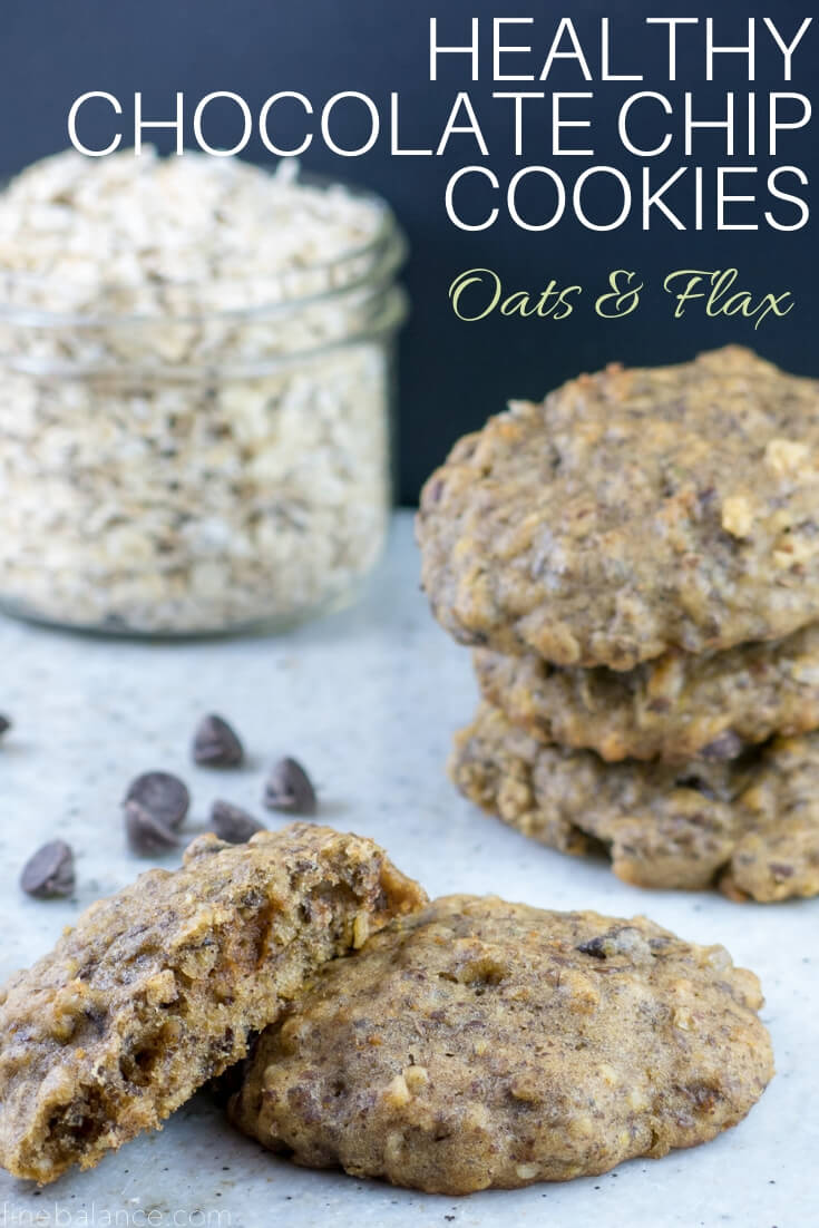 Chocolate Chip Flax Cookies | The In Fine Balance Food Blog