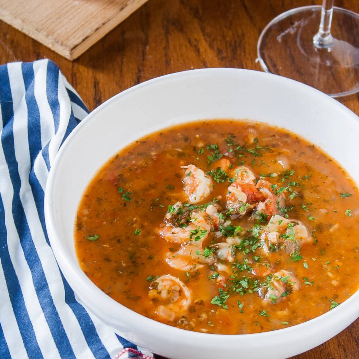 Easy Seafood Stew | The In Fine Balance Food Blog