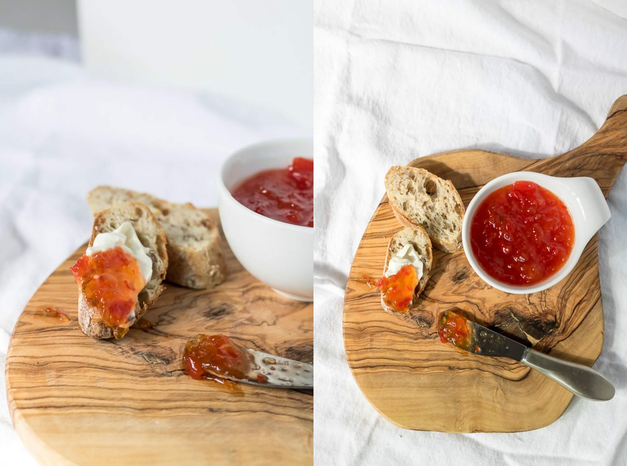 Red Pepper and Chili Jam | The In Fine Balance Food Blog