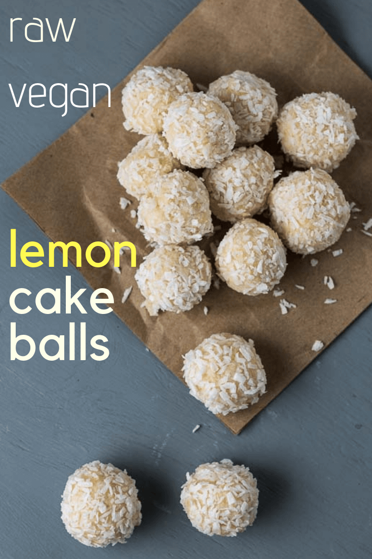 Raw Lemon Pound Cake Bites | The In Fine Balance Food Blog