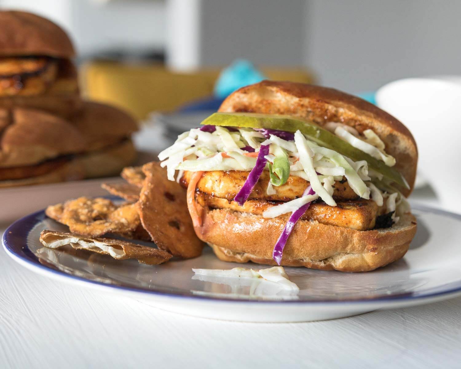 BBQ Tofu Sliders | The In Fine Balance Food Blog