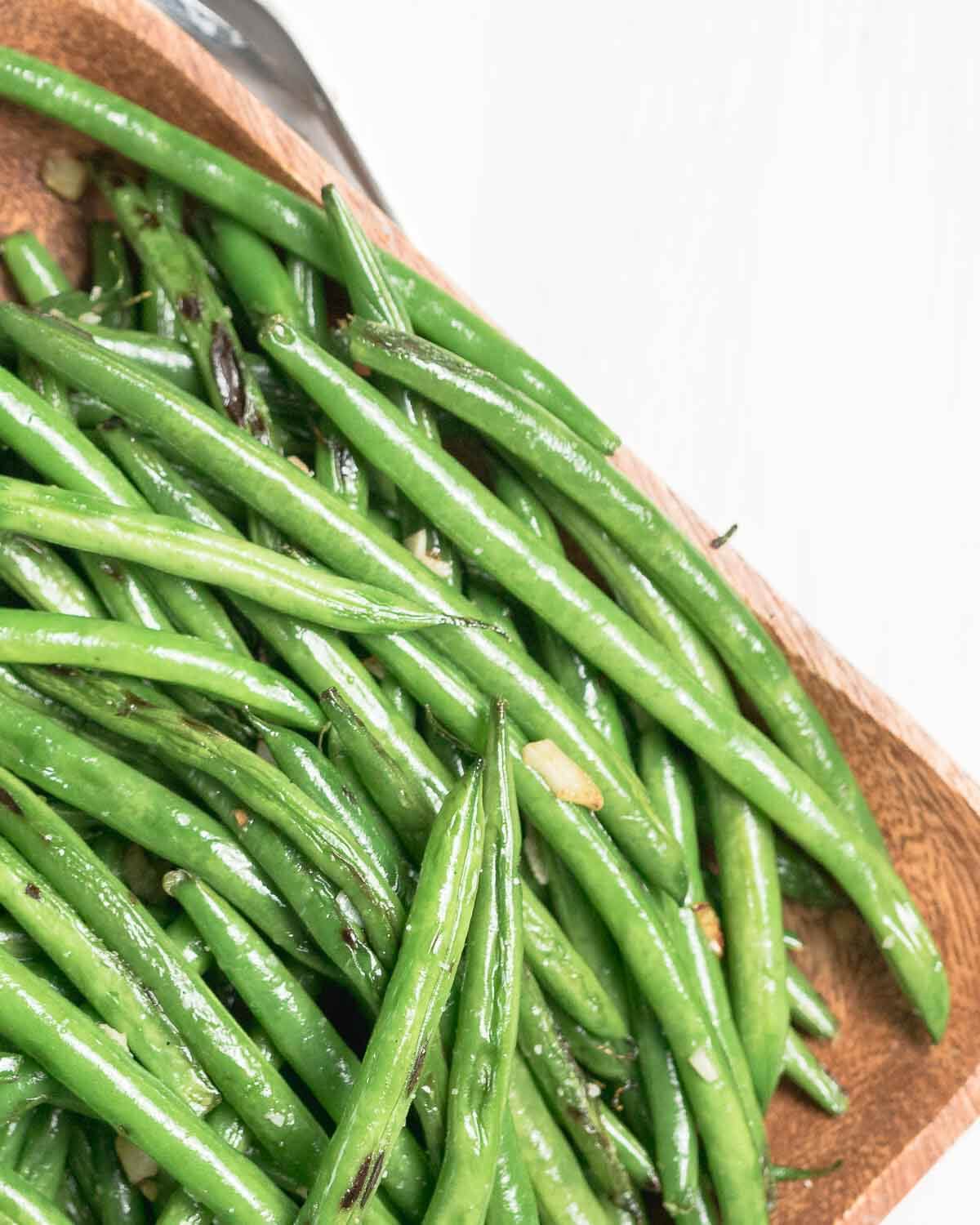 Sesame Green Beans with Garlic | The In Fine Balance Food Blog