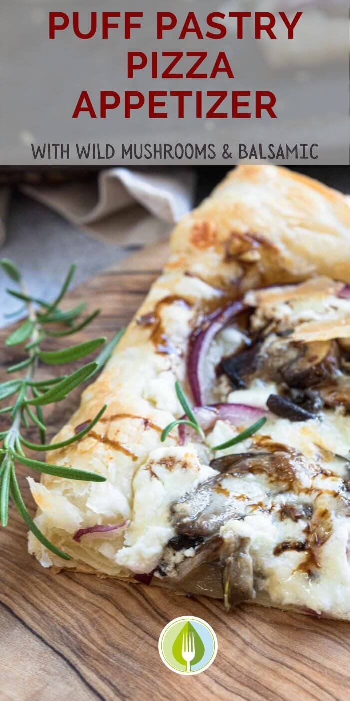 Wild Mushroom Goat Cheese Pizza | The In Fine Balance Food Blog