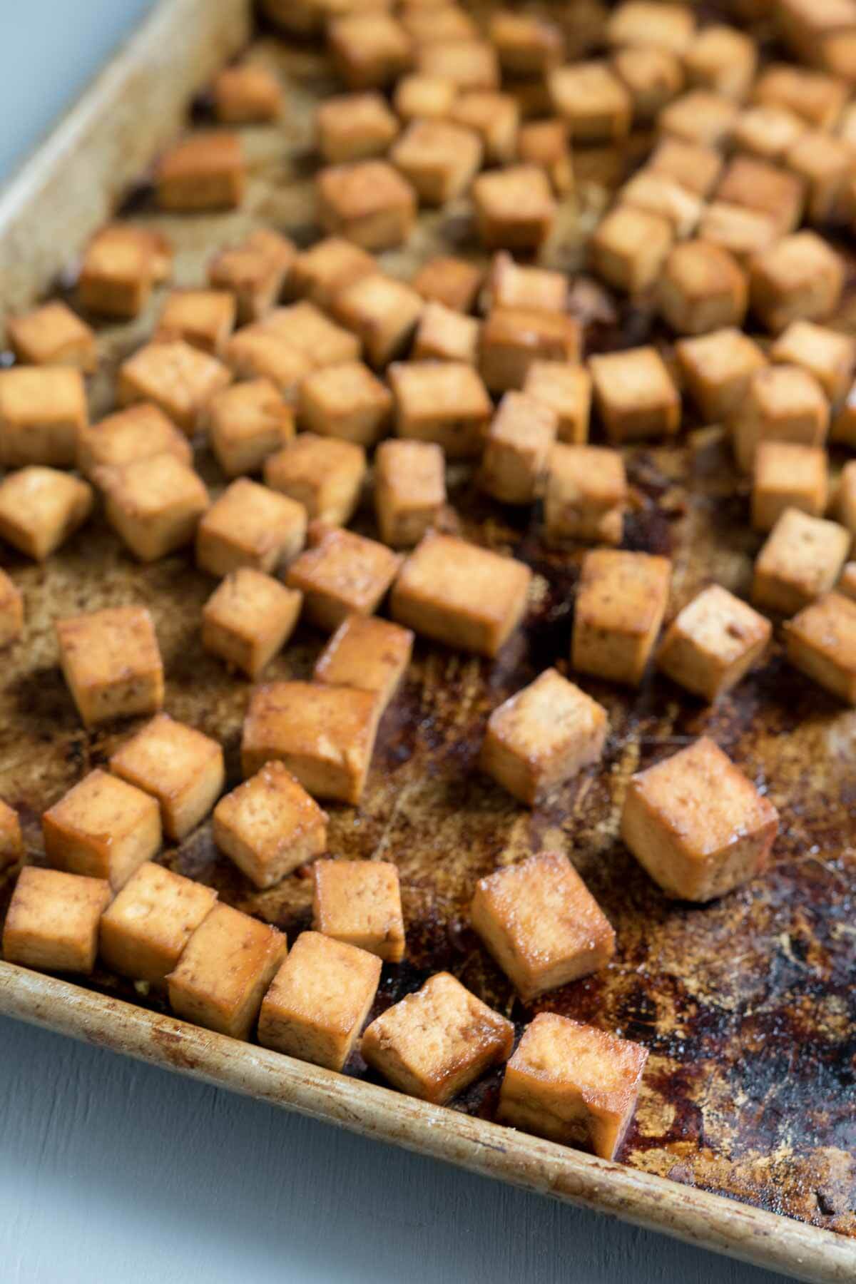 Easy Baked Tofu Recipe | The In Fine Balance Food Blog
