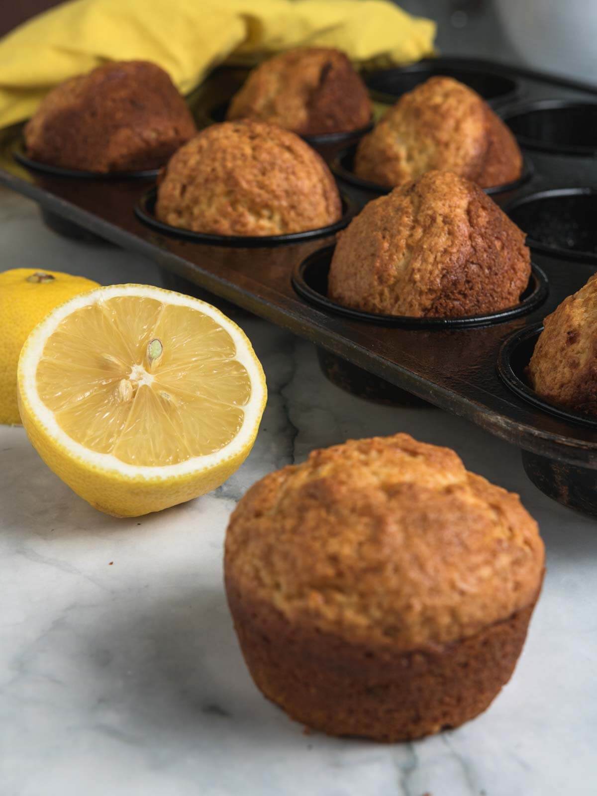Perfect Lemon Muffins | The In Fine Balance Food Blog