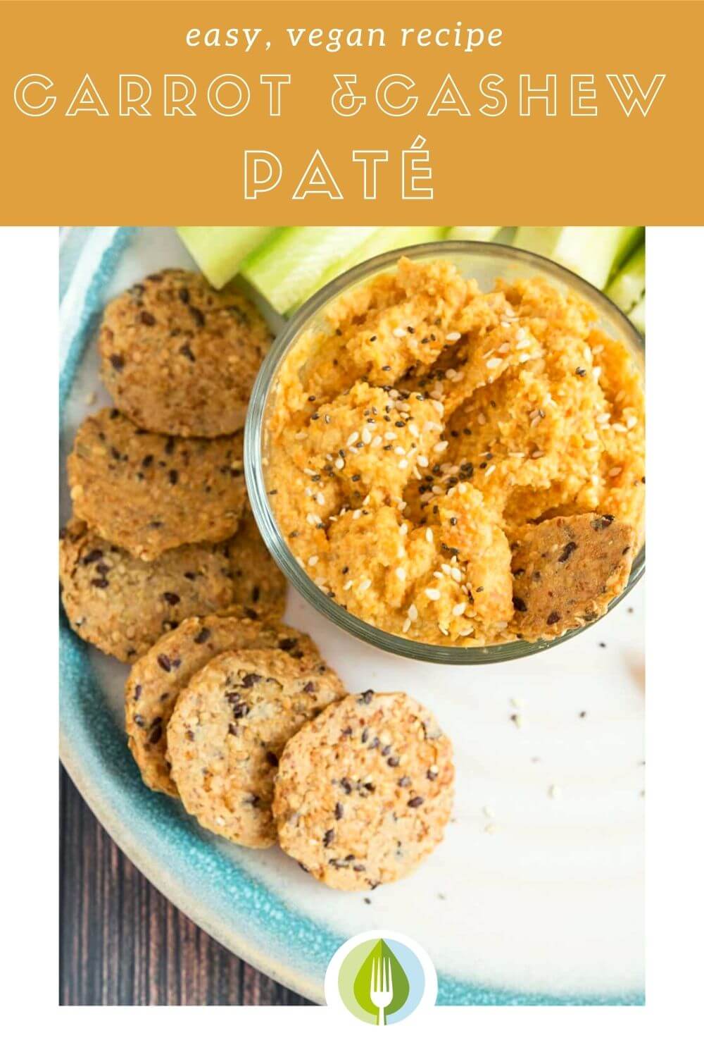 Carrot Cashew Paté | The In Fine Balance Food Blog