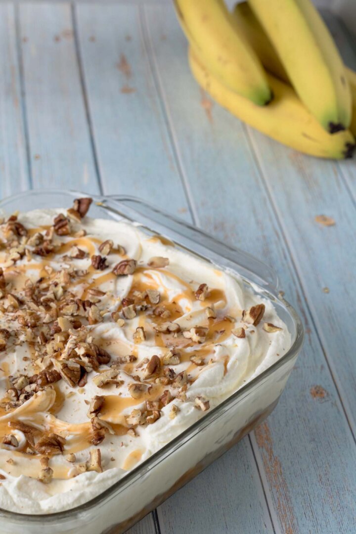 No-Bake Caramel Banana Dessert | The In Fine Balance Food Blog